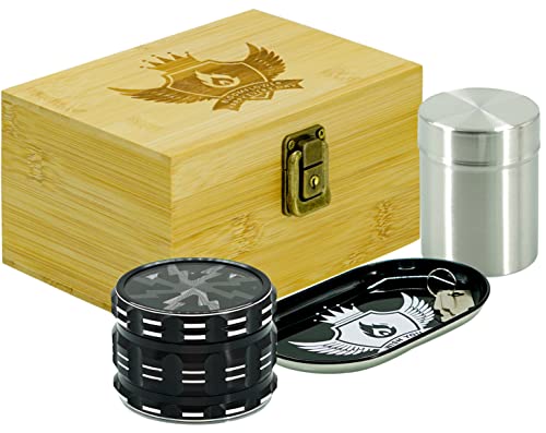 Stash Box Combo Kit with Accessories, Locking Box Gift Container Set for Accessories