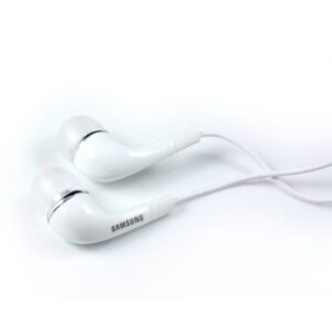 Samsung EHS64AVFWE 3.5mm EHS64 Stereo Headset with Remote and Mic - Original OEM - Non-Retail Packaging - White