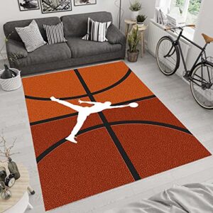 sports rug, basketball rug, chenille rugs for living room, bedroom rug, home decor rug, modern carpets, kids room decor, birthday gifts, ms0266.2 (39”x59”)=100x150cm