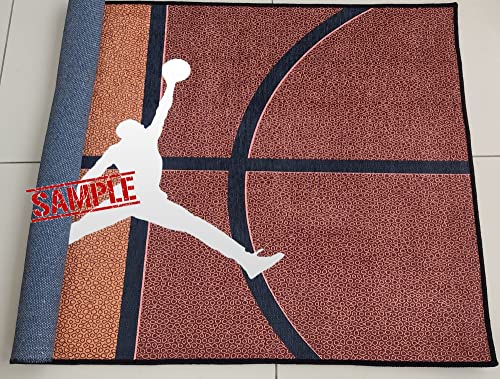 Sports Rug, Basketball Rug, Chenille Rugs for Living Room, Bedroom Rug, Home Decor Rug, Modern Carpets, Kids Room Decor, Birthday Gifts, ms0266.2 (39”x59”)=100x150cm