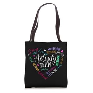 activity team assistant squad professionals week director tote bag