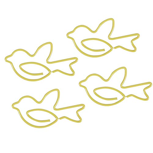 Paper Clips 12Pcs Bird Shaped Paperclips for Bookmark Office School Notebook Agenda Pad 3x2cm