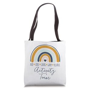 activity team assistant squad professionals week director tote bag