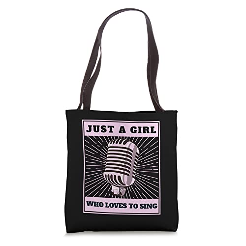 Just A Girl Who Loves To Sing Vocalist Choir Tote Bag