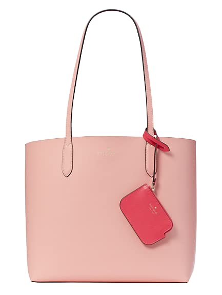 Kate Spade Ava Leather Reversible Tote (Donut Pink)