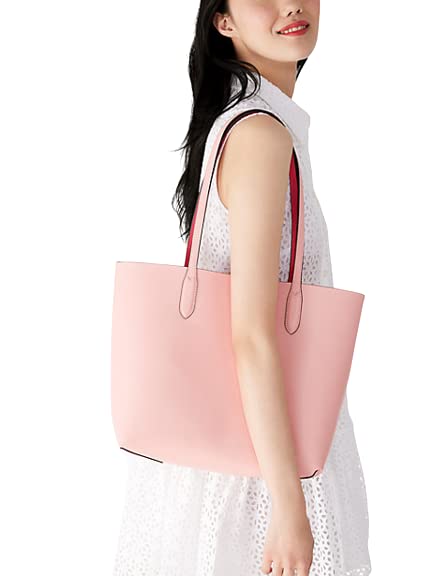 Kate Spade Ava Leather Reversible Tote (Donut Pink)