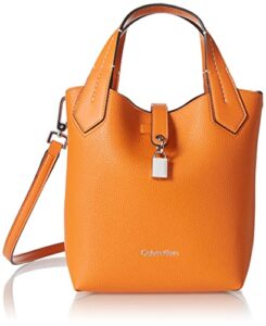 calvin klein remy rocky road novelty crossbody, flame orange