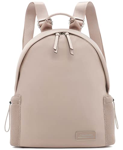 Calvin Klein Women's Jessie Organizational Backpack, Goat, One Size