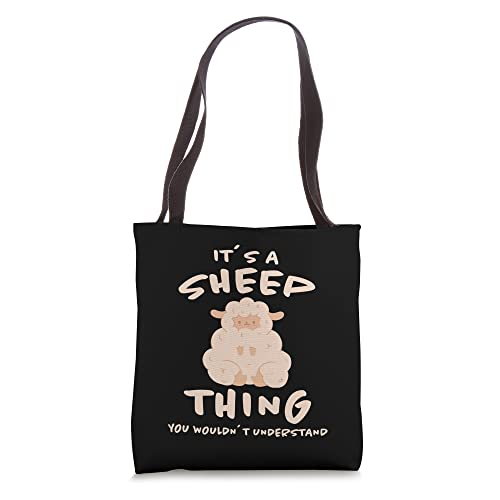 Its A Sheep Thing Sheep Farmer's House Sheep Lamb Sheep Tote Bag