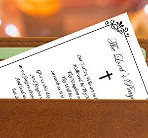 Psalm 23 Bookmark - with The Lord's Prayer | 3 Psalms 23 The Lord is My Shepherd Bookmark, Scripture Prayer Card Set | Total 4 Items