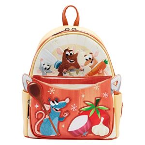 loungefly disney pixar moments ratatouille cooking pot womens double strap shoulder bag purse