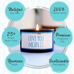 Moonlight Makers Same Penis Forever Candle, Beachwood Scented Handmade Candle, Natural Soy Wax Candle, 25+ Hour Burn Time, 8oz Tin