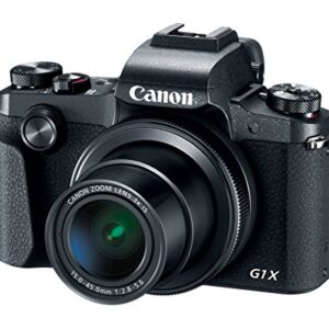 Canon PowerShot G1 X Mark III Digital Camera - Wi-Fi Enabled, Black (2208C001)