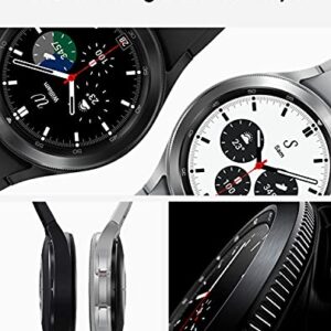 SAMSUNG Galaxy Watch 4 Classic 42mm Smartwatch with ECG Monitor Tracker for Health, Fitness, Running, Sleep Cycles, GPS Fall Detection, LTE, US Version, Silver