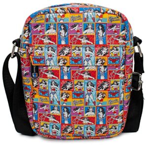 buckle down crossbody bag, wonder woman