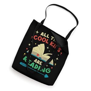 All The Cool Kids Are Reading Vintage Book Son Daughter Tote Bag