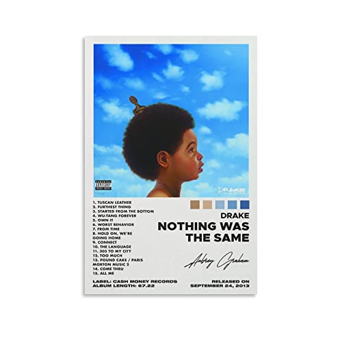 OFITIN Nothing Was The Same Album Cover Poster for Room Aesthetic Canvas Art Poster And Wall Art Picture Print Modern Family Bedroom Decor Posters 12x18inch(30x45cm)