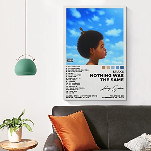 OFITIN Nothing Was The Same Album Cover Poster for Room Aesthetic Canvas Art Poster And Wall Art Picture Print Modern Family Bedroom Decor Posters 12x18inch(30x45cm)