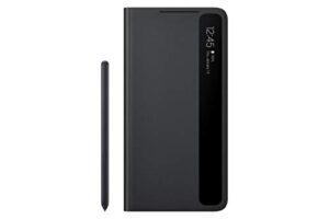 samsung galaxy s21 ultra s-view flip case with s-pen bundle – black (us version)