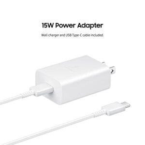 SAMSUNG 15W Wall Charger Type C (USB-C Cable Included), White