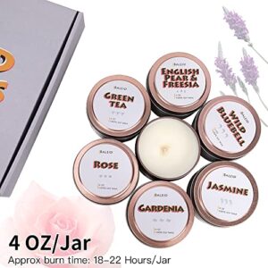 Flower Scented Candles Gift Set of 12 & 7 Pack Bulk