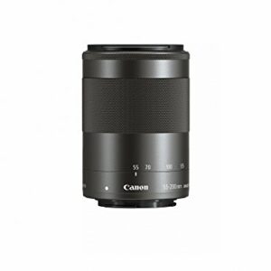 Canon EF-M 55-200mm f/4.5-6.3 Image Stabilization STM Lens (Black)