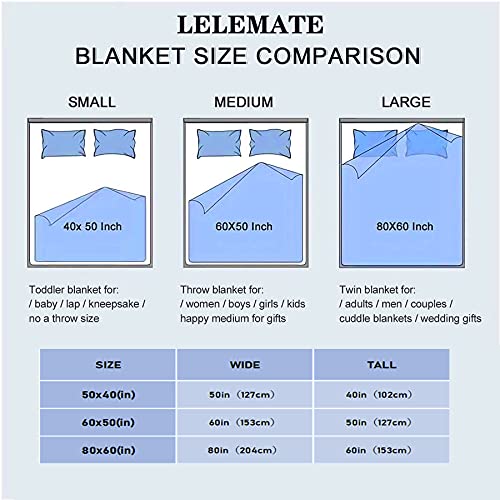 American Musical Flannel Blanket Ultra Soft Home Decor Air Conditioned Throw Bed Blanket for Camp Sofa Chair Couch 50"X40"