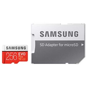 Samsung 256GB EVO Plus Class 10 UHS-I microSDXC U3 with Adapter (MB-MC256GA)