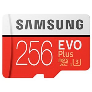 Samsung 256GB EVO Plus Class 10 UHS-I microSDXC U3 with Adapter (MB-MC256GA)