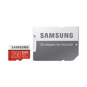 Samsung 256GB EVO Plus Class 10 UHS-I microSDXC U3 with Adapter (MB-MC256GA)