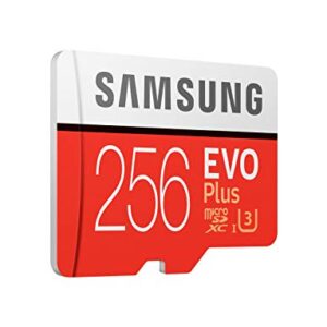 Samsung 256GB EVO Plus Class 10 UHS-I microSDXC U3 with Adapter (MB-MC256GA)