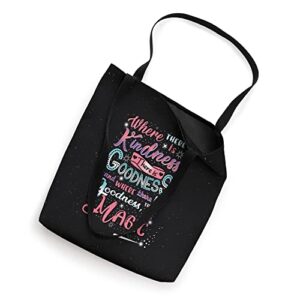 Motivational Quote There Where Is Kindness Goodness Magic Tote Bag