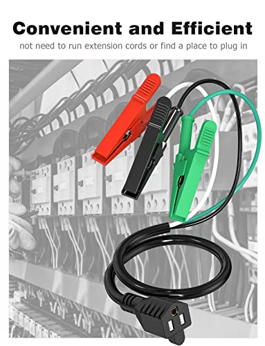 HVAC Adaptor Cord, Replacement Hvac Heavy Adaptor Cord Power Extension Tool for Residential HVAC Technicians, HVAC Training and Job, Apply to Vacuum Pumps,Breaker Finder(69411, RT250, ET300 and ET310)