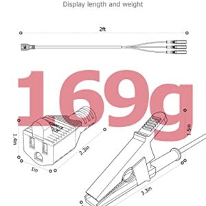 HVAC Adaptor Cord, Replacement Hvac Heavy Adaptor Cord Power Extension Tool for Residential HVAC Technicians, HVAC Training and Job, Apply to Vacuum Pumps,Breaker Finder(69411, RT250, ET300 and ET310)