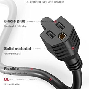 HVAC Adaptor Cord, Replacement Hvac Heavy Adaptor Cord Power Extension Tool for Residential HVAC Technicians, HVAC Training and Job, Apply to Vacuum Pumps,Breaker Finder(69411, RT250, ET300 and ET310)