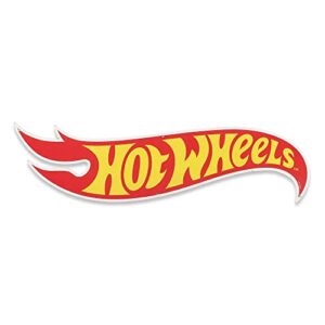 open road brands mattel hot wheels flame logo metal sign – large hot wheels sign for kids’ bedroom, man cave or garage