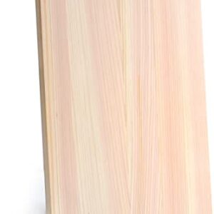 Japanese Hinoki Cutting Board - Small - Natural Cypress Wood Cutting Board, Kitchen Chopping Board, High Durability, Made in Japan (14.17×8.66×0.59 inch) (Small)