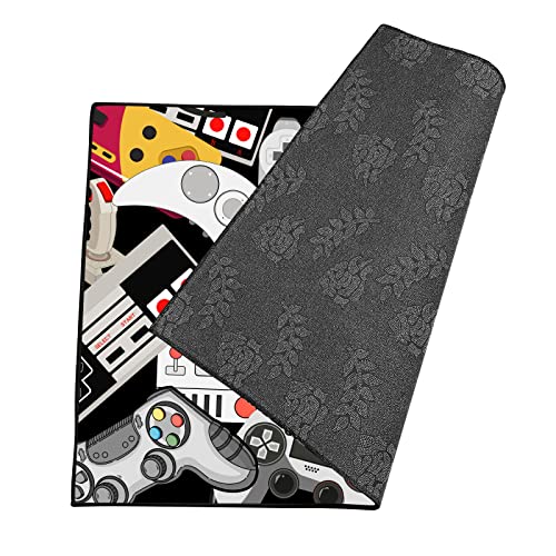 Game Rug Teen Boys Carpet with Game Controller Decoration, 3D Gaming Rugs for Boy’s Bedroom Living Room Playroom, Non-Slip Gamer Carpet Children Gaming Area Rugs (60" x 40")