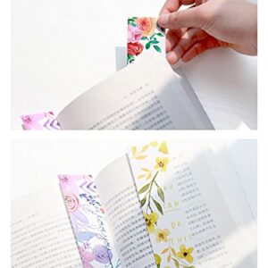 Flower Poetry Theme Colorful Bookmarks, 30 PCS (Flower Poetry)