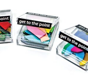 Get to The Point - Magnetic Slip-Over-The-Page Arrow Bookmarks (NEON - Box of 20)