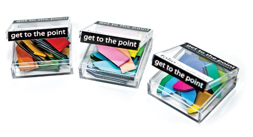 Get to The Point - Magnetic Slip-Over-The-Page Arrow Bookmarks (NEON - Box of 20)