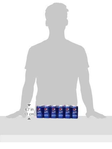 Pepsi Made with Real Sugar, 7.5 Fl Oz Mini Cans, 24 Pack