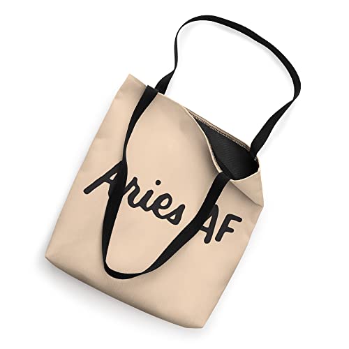 Aries AF Astrology Zodiac Sign March April Birthday Gifts Tote Bag