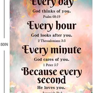 Simplive Christian Gifts for Women, Religious Gifts for Women Bible Blanket with Inspirational Thoughts and Prayers-Scripture Blanket Catholic Gifts Birthday Gifts Spiritual Gifts for Women 40"X 50"