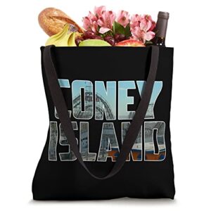 Coney Island Brooklyn NY New York Souvenir Rollercoaster Tote Bag