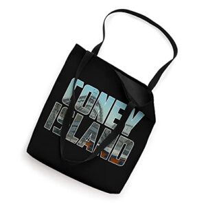 Coney Island Brooklyn NY New York Souvenir Rollercoaster Tote Bag