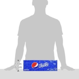 Pepsi Made With Real Sugar Cola Soda Pop, 12oz Cans (12 Pack)