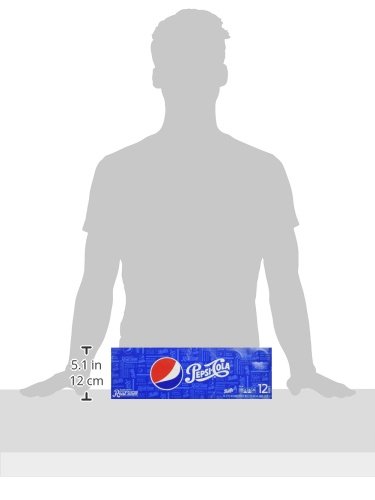 Pepsi Made With Real Sugar Cola Soda Pop, 12oz Cans (12 Pack)