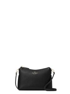 kate spade bailey textured leather crossbody bag purse handbag (black)