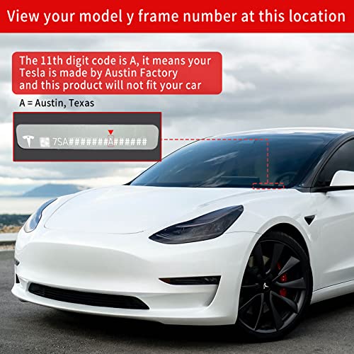 Kingna Fit Tesla Model Y 2020 2021 Rear Trunk Storage Box Trunk Organizer Side Packets Tray Bins Accessories Do Not Fit Model Y Delivered After July 2022 (5-Seater, Not Fit Austin&Fremont Factory Made)